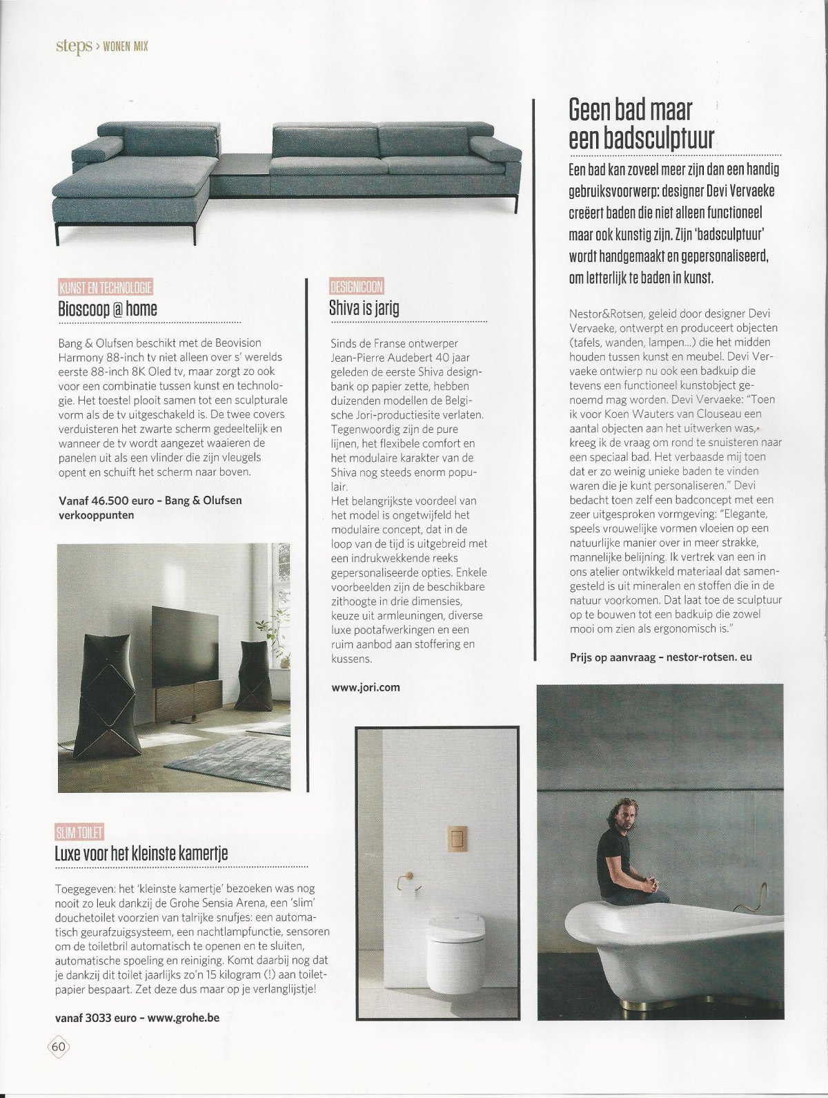 Steps Magazine | Publications | Design furniture | JORI