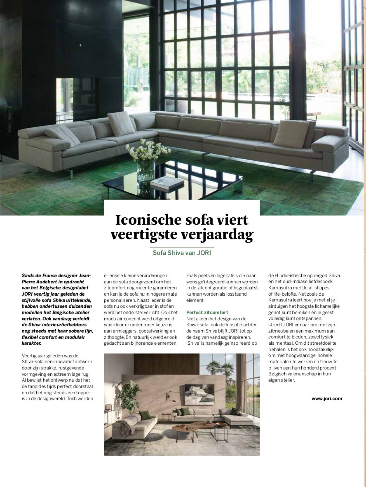 De Standaard Magazine | Publications | Design furniture | JORI